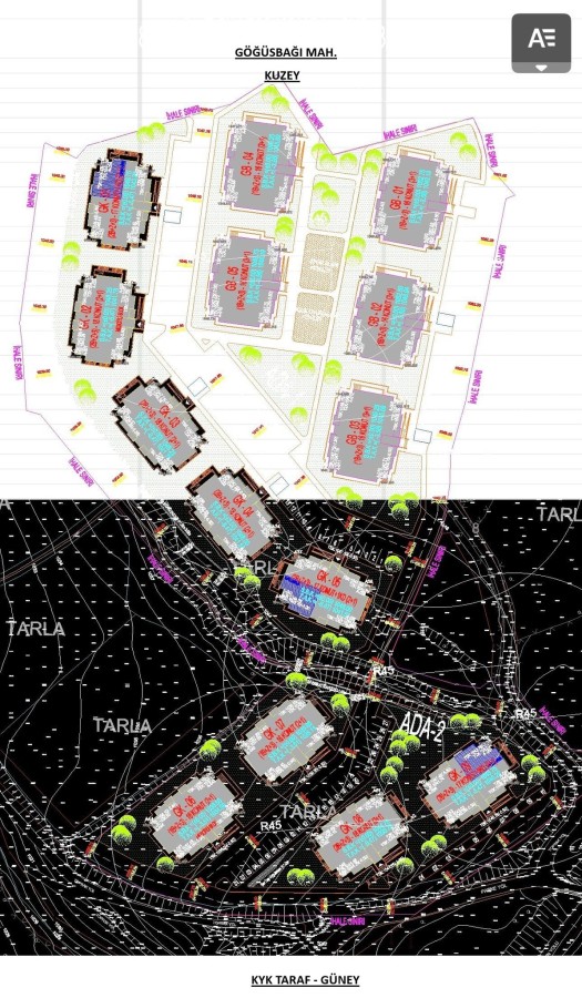 285 ADET KONUTLARIMIZIN YERLEŞİM PLANI VE BLOK İSİMLERİ | Kemah ...